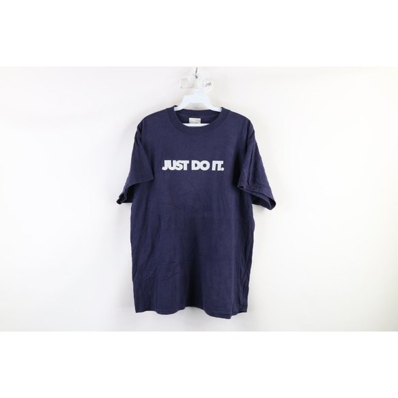 Nike | Shirts | Vintage Nike Mens Large Faded Spell Out Block Letter ...